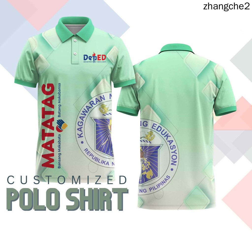 DEPED MATATAG POLO UNIFORM SUBLIMATION POLO-Shirt FOR Men AND WOMEN ...