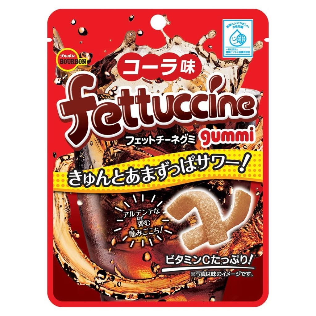 Japan, sweets, candy, snacksBourbon Fettuccine Gummy Cola Flavor 50g ...
