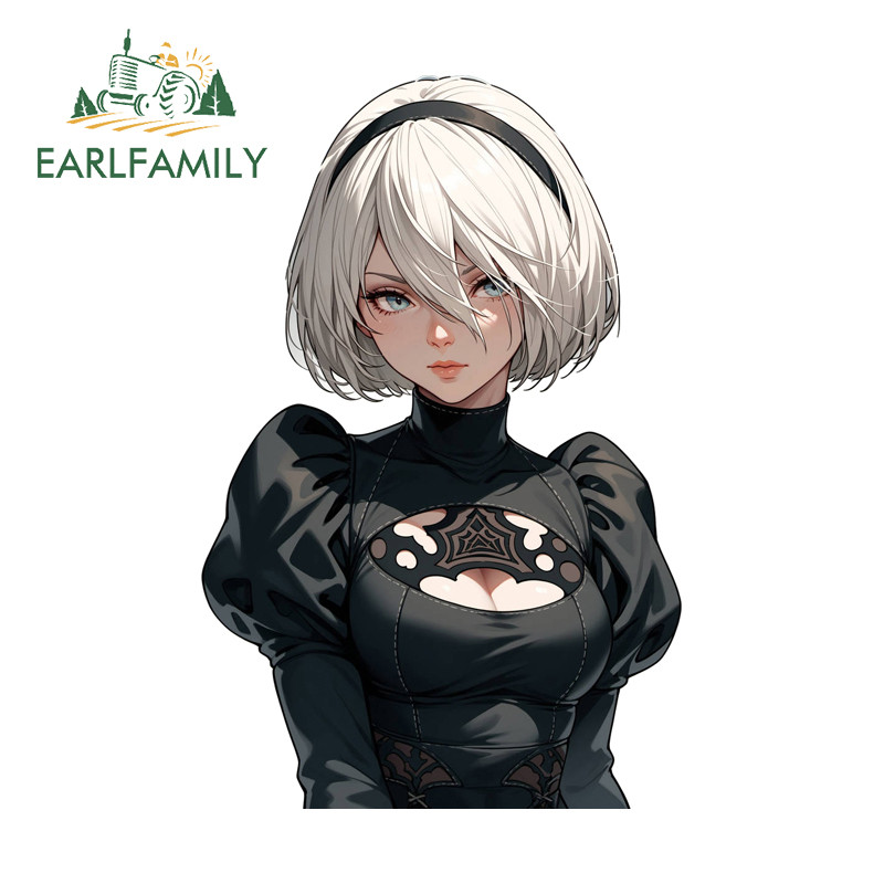 EARLFAMILY Nier 2B Car Sticker Humorous Windshield Motorcycle Bumper ...