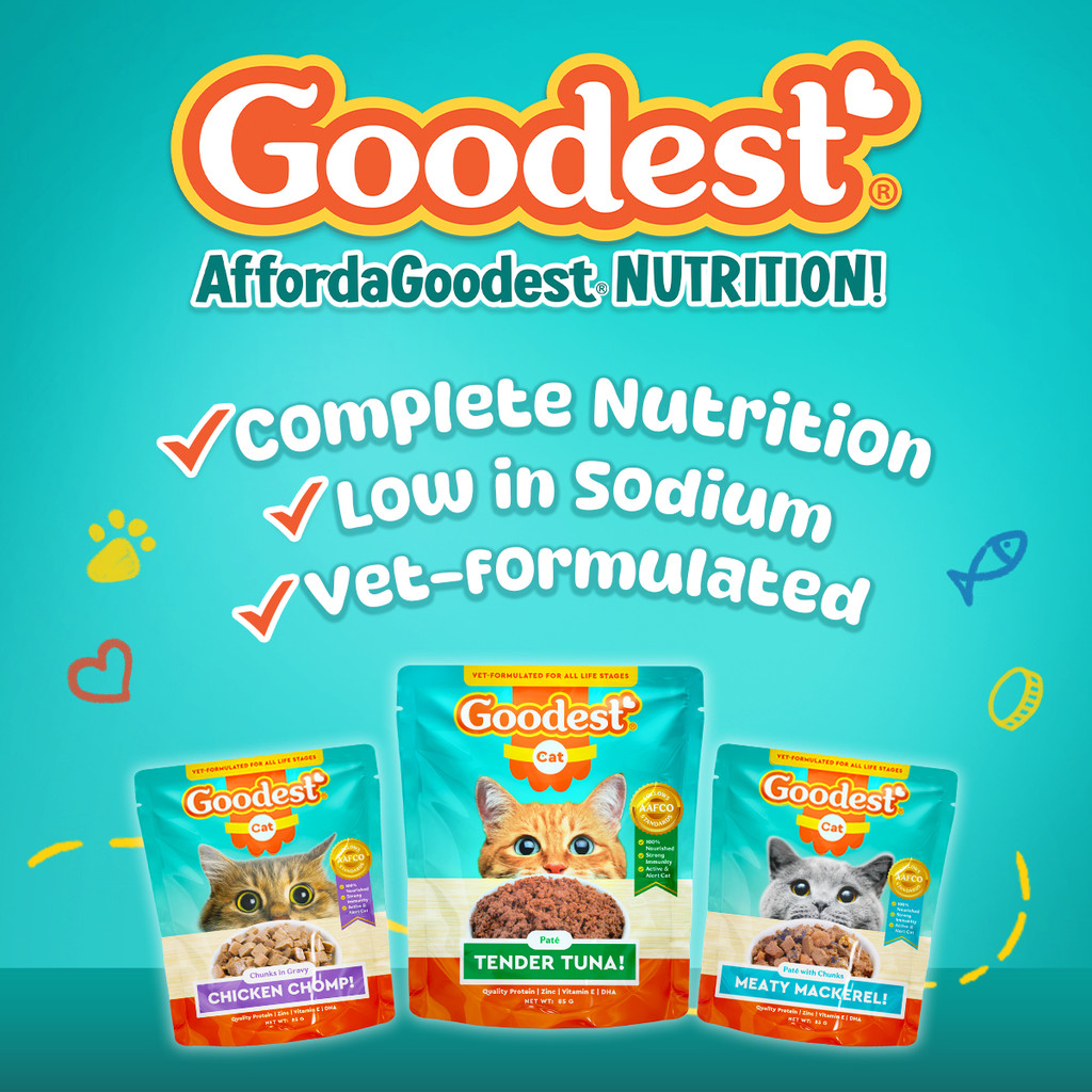 Goodest Cat Wet 85g Pack of 48 (Tuna, Chicken, Mackerel) | Shopee ...