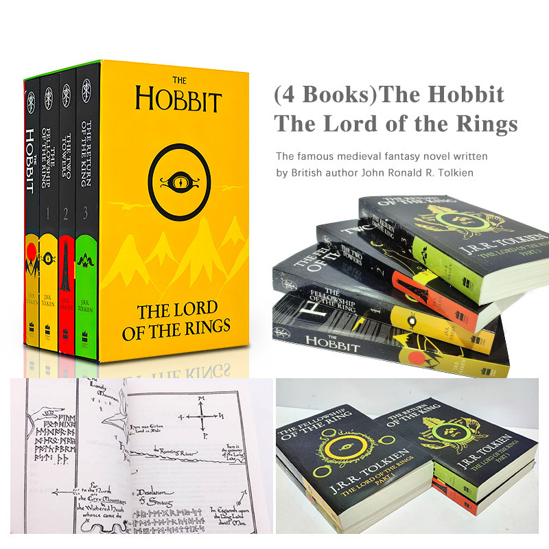 The Hobbit + Lord of the Rings Trilogy English extracurricular Reading ...
