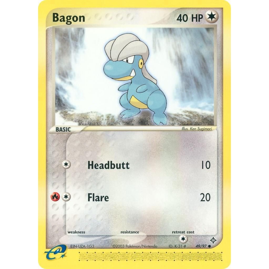 Pokemon Bagon 49 Pokemon Dragon | Shopee Philippines