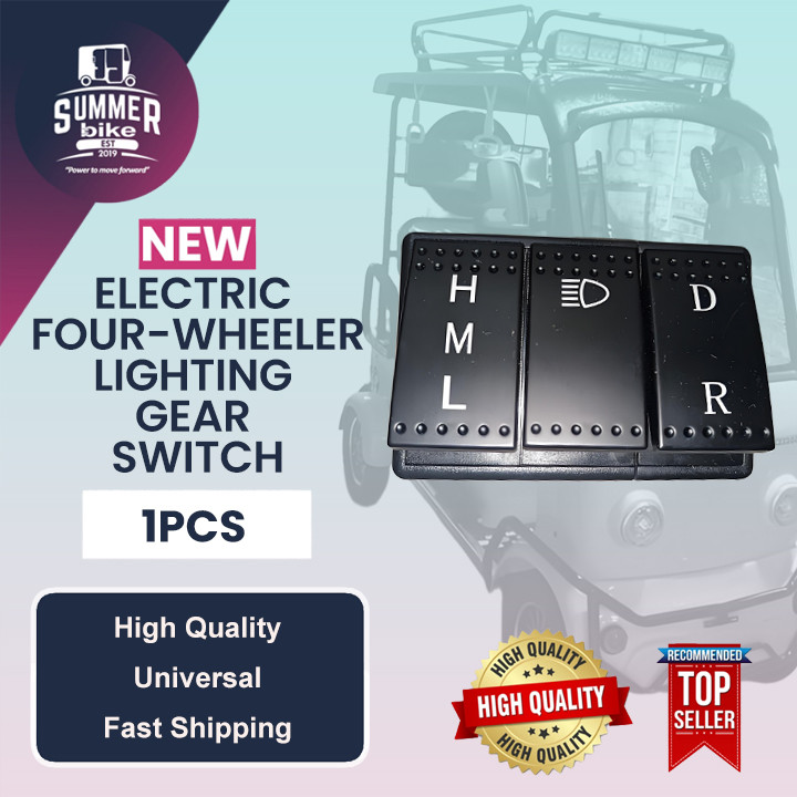 Universal Electric Four-wheel Lighting Rocker Switch Power Switch ...