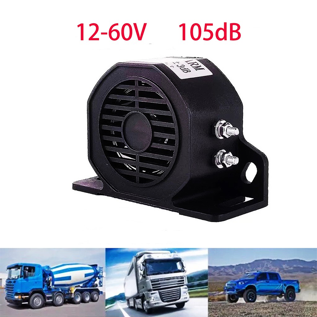 12V-60V 105dB Waterproof Back Up Alarm Horn Reverse Horn 12V 24V Truck ...
