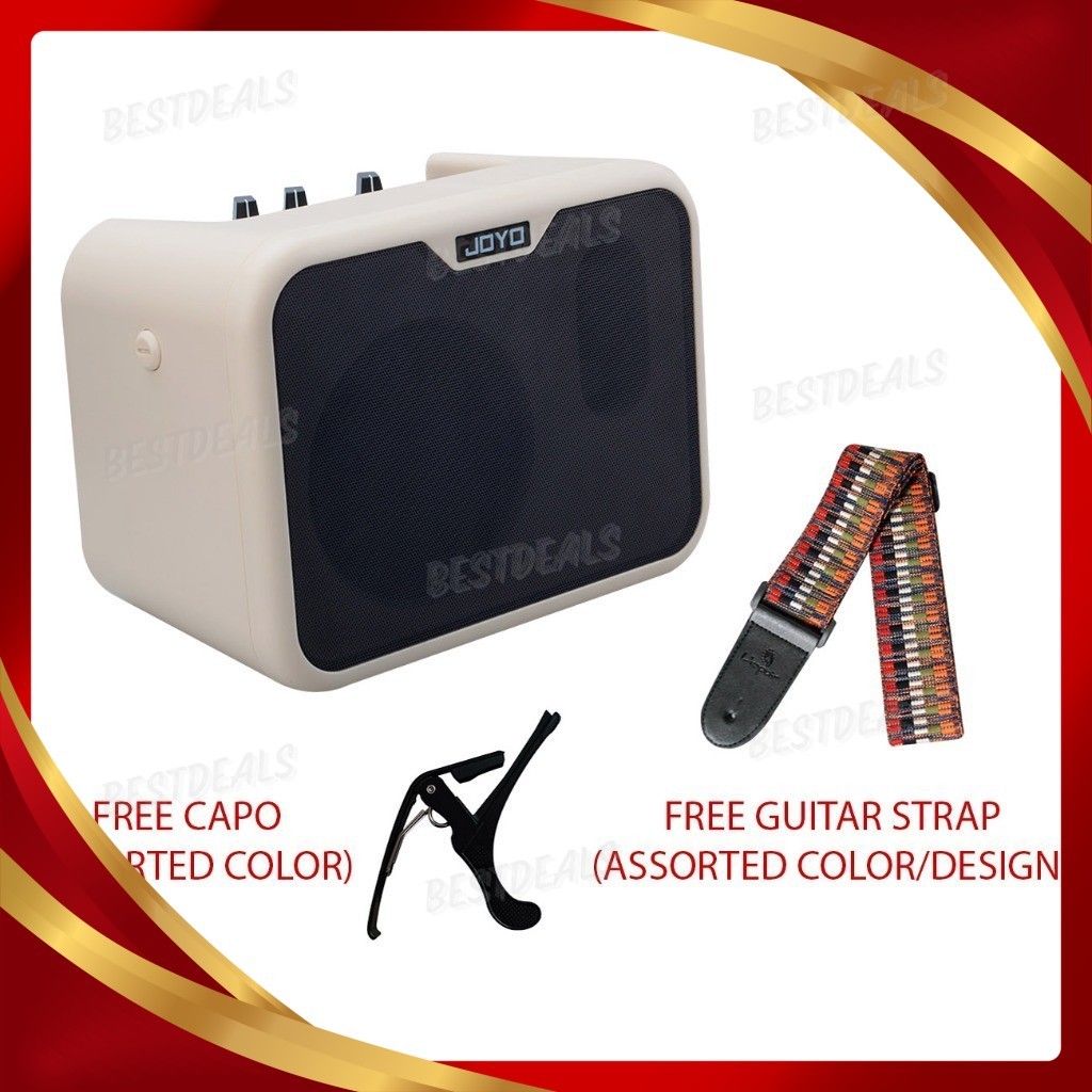 Joyo MA-10B Portable Bass Amplifier FREE CAPO & STRAP(ASSTD. COLOR ...