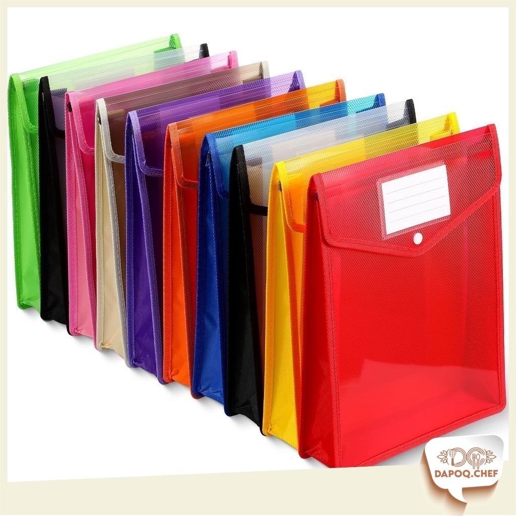 DC A4 Button File / Expandable Folder (1 pc) Office Children File ...