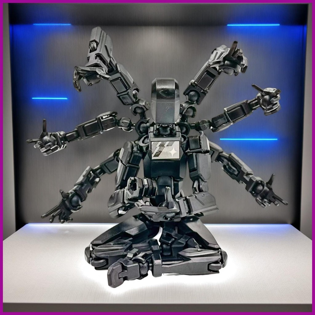 Character Action Figures Eight-Armed Cartoon Character Action Figure ...