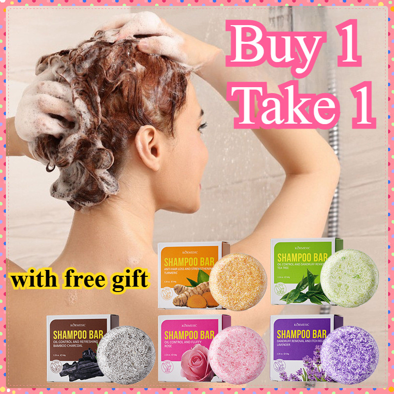Korean Shampoo Soap Natural Bar Hair Regrowth Soap for Girls Anti ...
