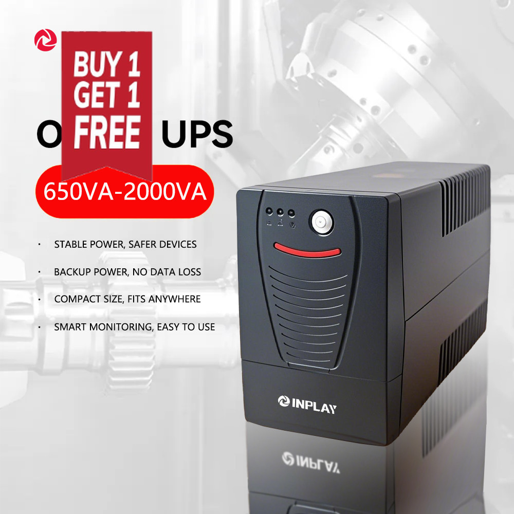INPLAY / SECURE UPS 650VA 1000VA 1500VA 2000VA With AVR Uninterruptible ...