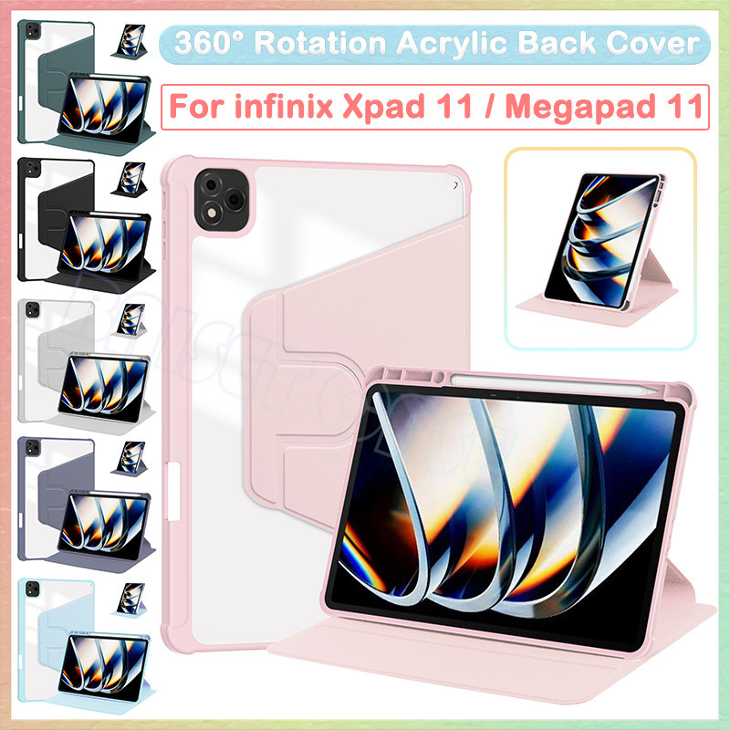 For infinix Xpad 11 X1101 Tecno Megapad 11 2024 360° Rotation Case ...