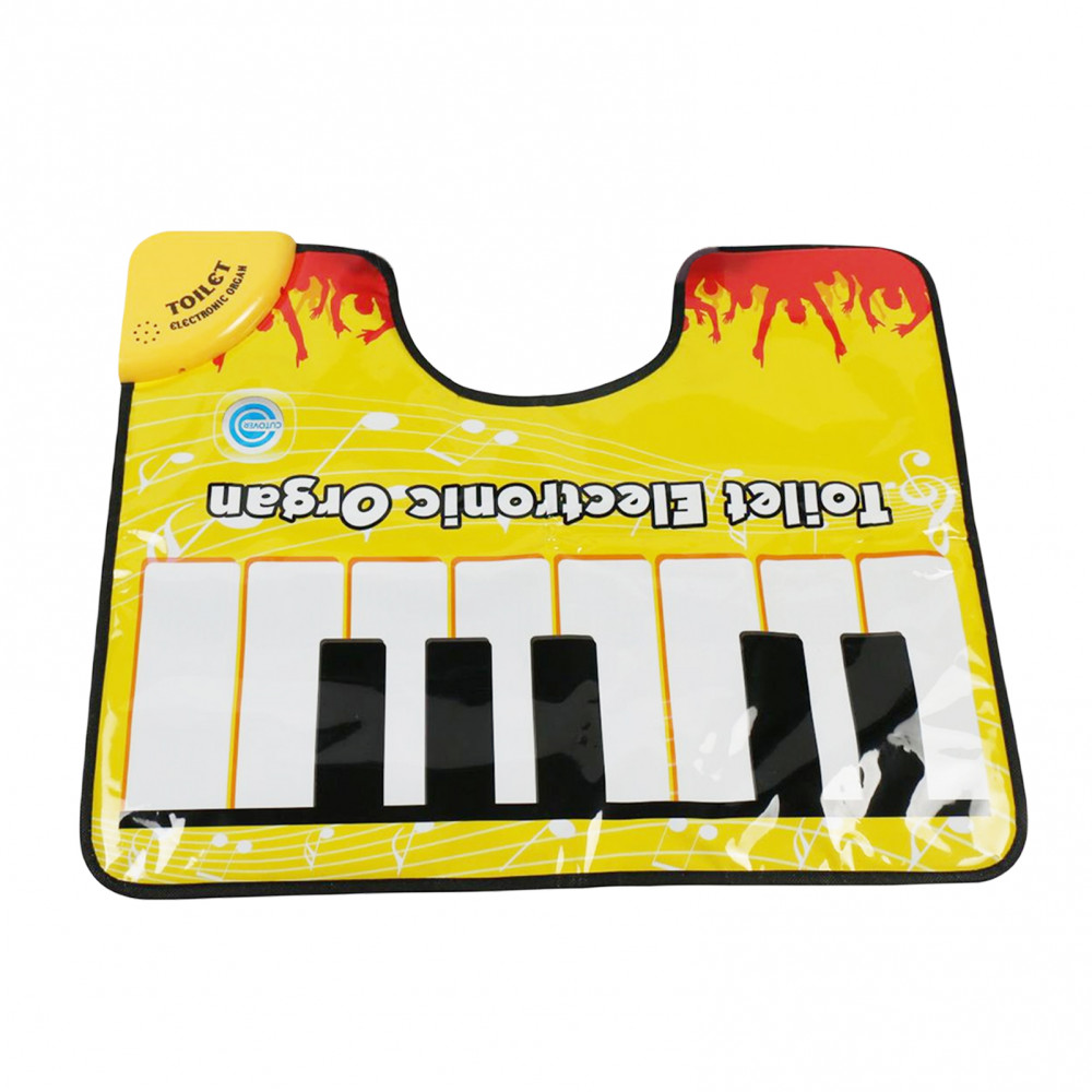 Musical Toilet Floor Mat - Interactive Piano Bathroom Rug for Kids ...