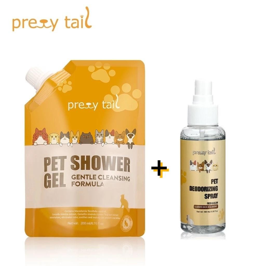 Pretty Tail Dog Shampoo Shower Gel 200ml Cat Pets Puppy Bagged Gentle ...