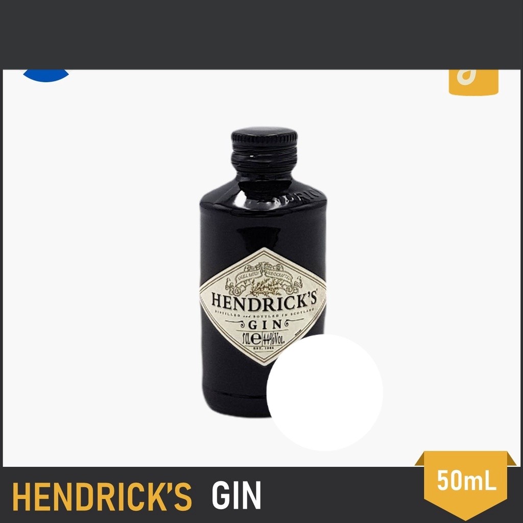 Hendrick's Gin Mini 50mL | Shopee Philippines