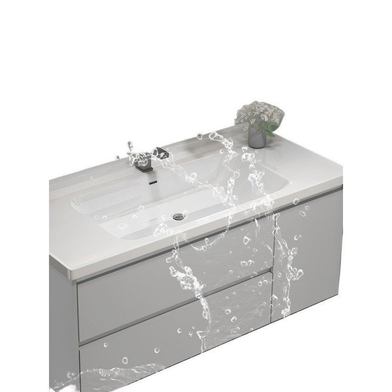 Bathroom Sink CMLA New Bathroom Cabinet with Integrated Sink and Wash ...