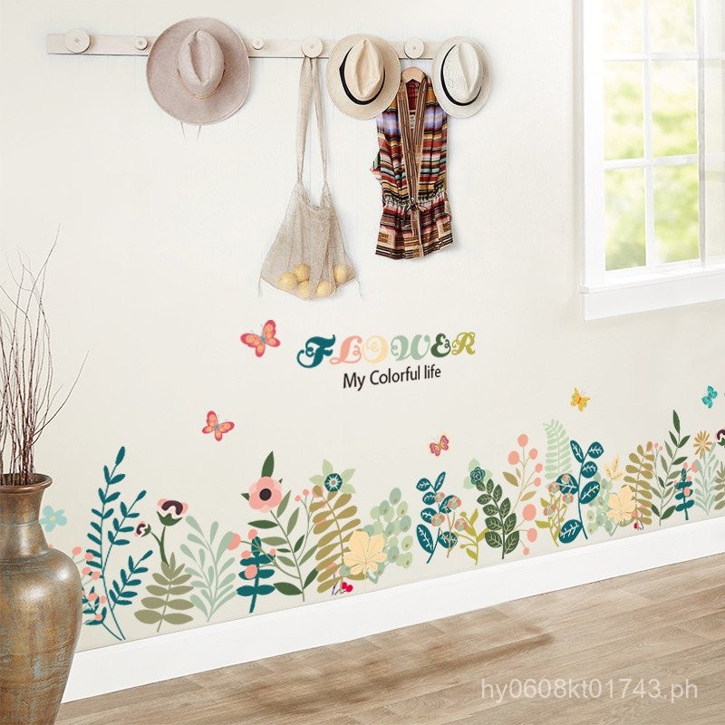 Baseboard Bedroom Stickers Waistline Wall Corner Stickers Wallpaper ...