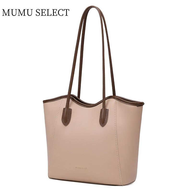 【Mumu Select】M830 PU Leather Women Medium Shoulder Bag With Compartment ...