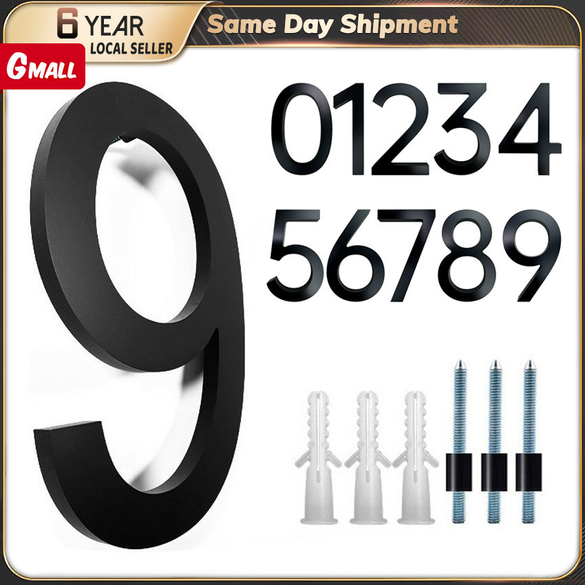 125mm House Numbers Letters Outdoor Address Sign Plate for Yard ...