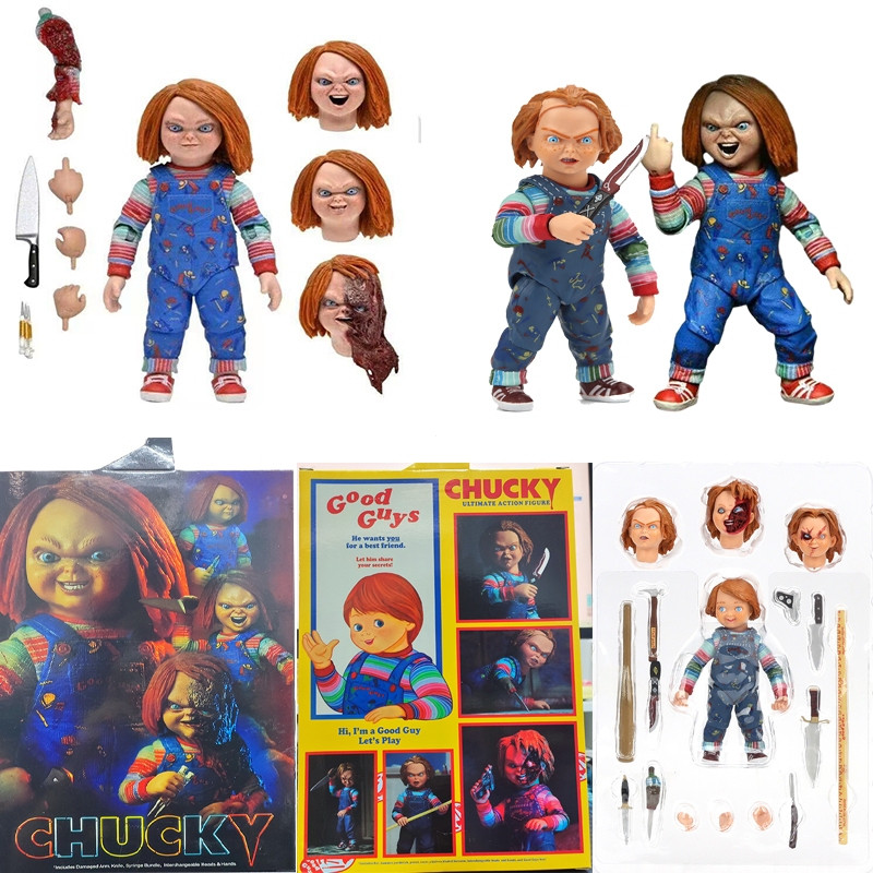 NECA Model Action Toys for Children Good Guys Figure Chucky Doll ...
