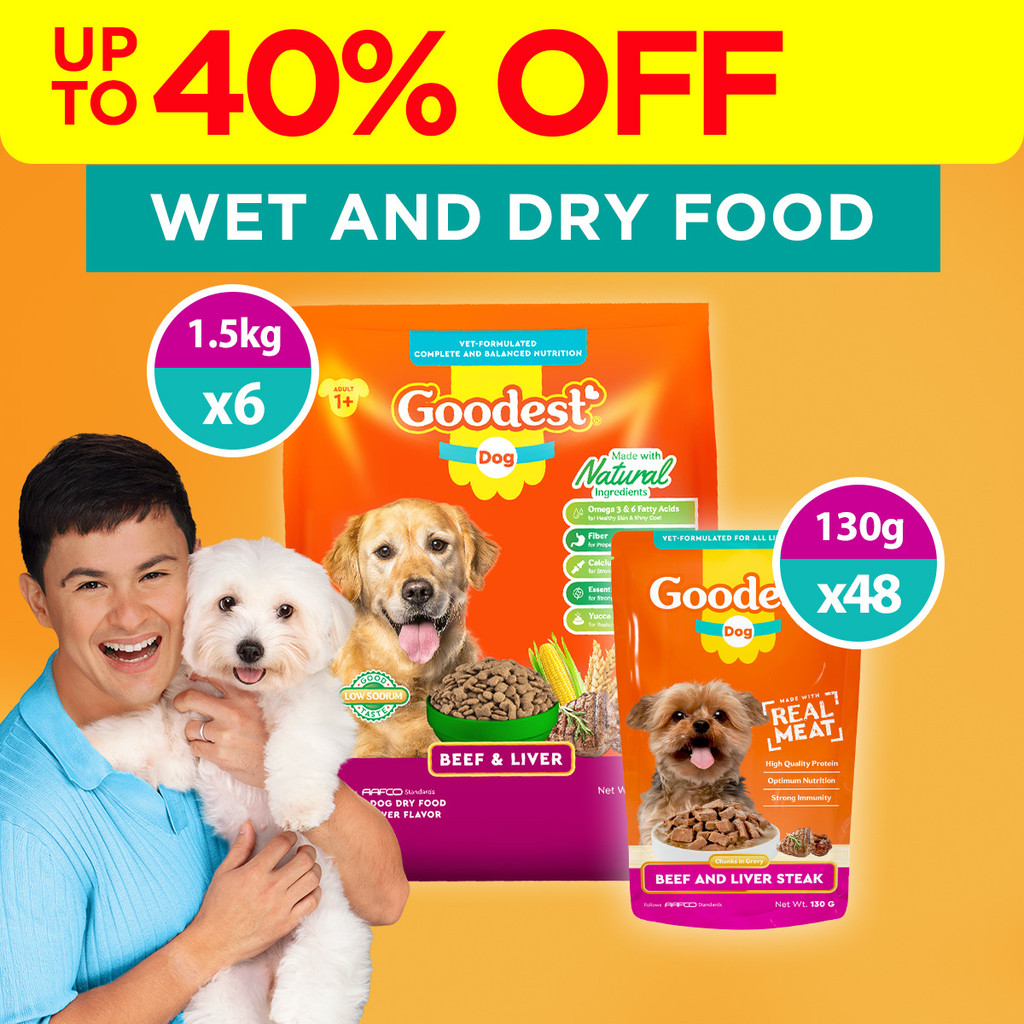 Goodest Adult Dog Dry Food in Beef & Liver 9kg (6 x 1.5kg) with Dog ...
