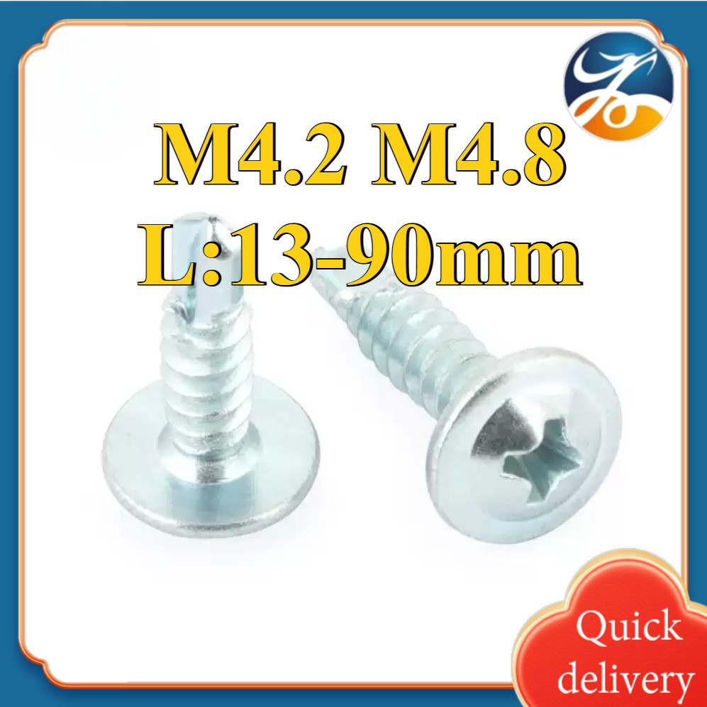 M4.2/M4.8 Phillips pan head drill point self-tapping screw(Galvanized ...