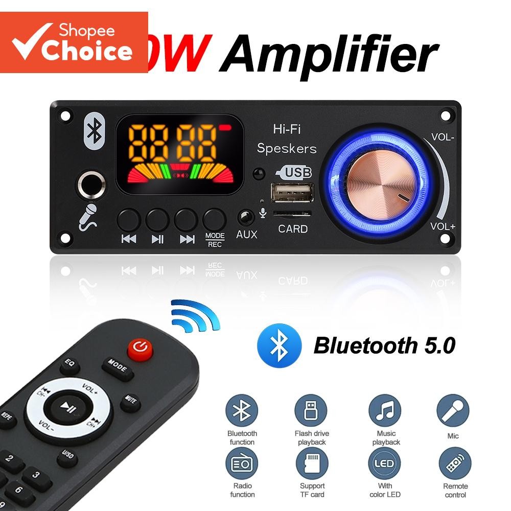 160W MP3 Bluetooth 5.0 Decoder Board Wireless By DC 9V 12V For Music Player Audio Support WMA ...