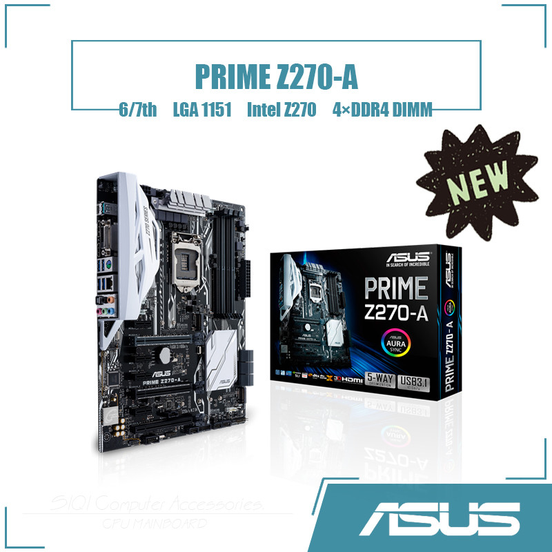 [NEW] ASUS PRIME Z270-A Motherboard 4×DDR4 DIMM Intel Z270 LGA1151 ...