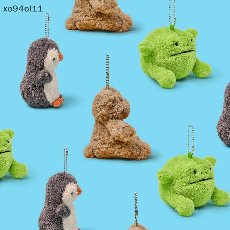 OL Miniso Cute Plush Keychain Backpack Pendant - Stuffed Penguin, Bear ...