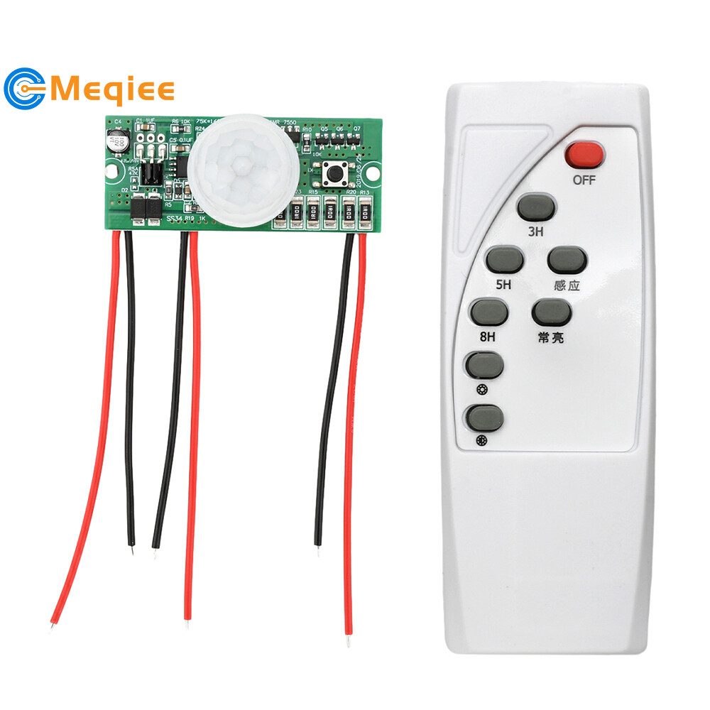 Remote Control + Human Body Infrared Induction Solar Light Circuit ...