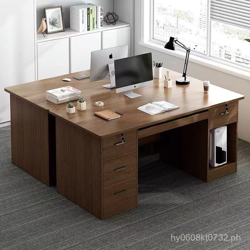 Home Computer Desk Table Office Combination Simple Easy Staff Office ...