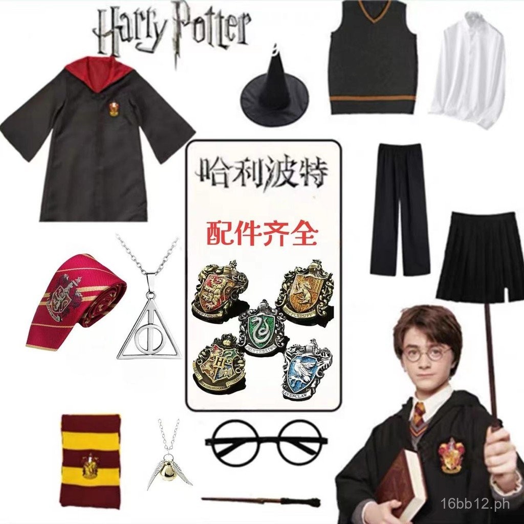 Harry Potter Clothes cos Full Set of Academy Robes for Children, Magic ...