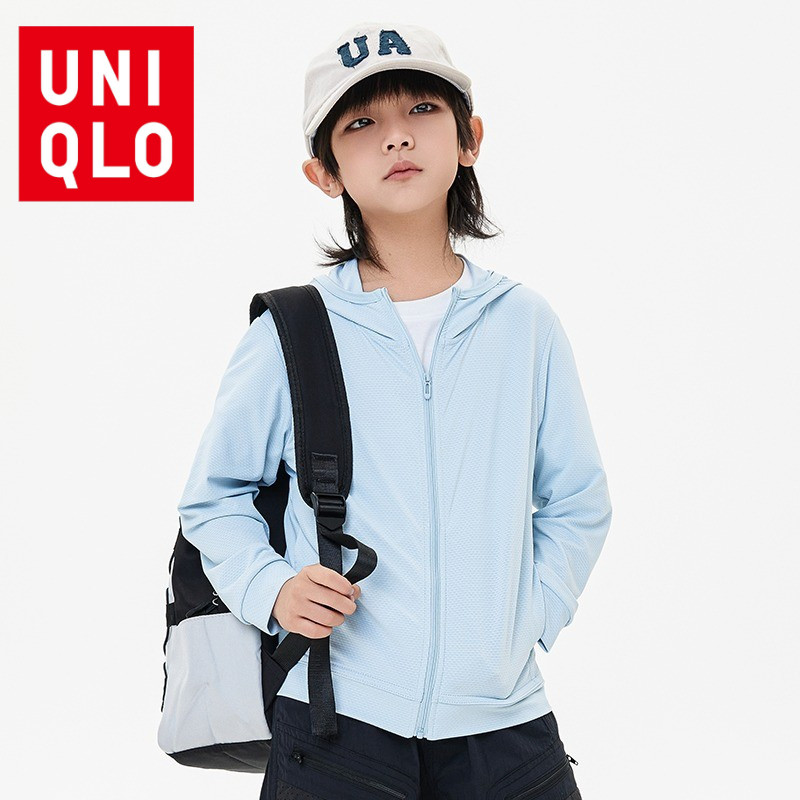 Uniqlo Children's sun protection clothing high quality summer shade ...