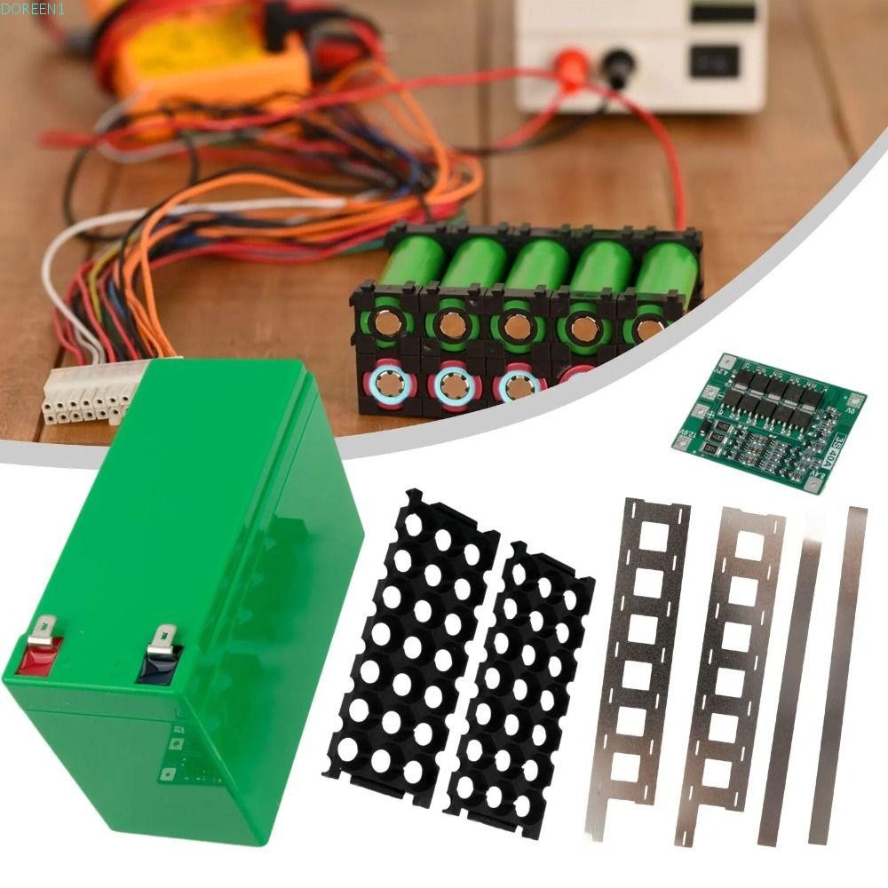 DOREEN1 18650 Cells ABS Storage Box, 12V Lead Acid Battery Box Battery ...