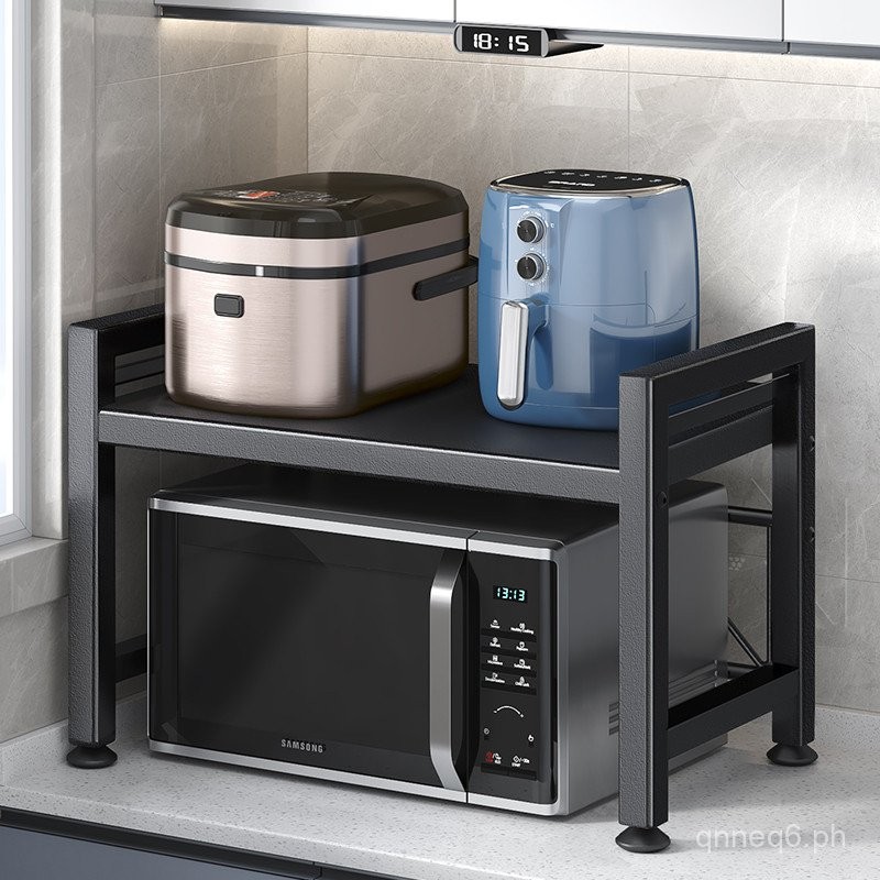 Kitchen Microwave Oven Rack Multi-Functional Multi-Layer Shelf Oven ...
