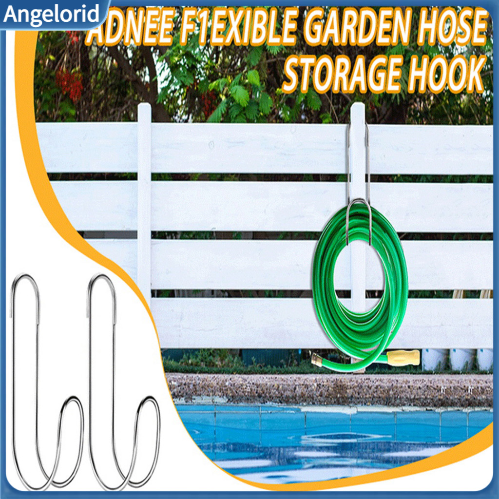 Angelorid| Stainless Steel Garden Hose Hook Faucet Hose Organizer ...