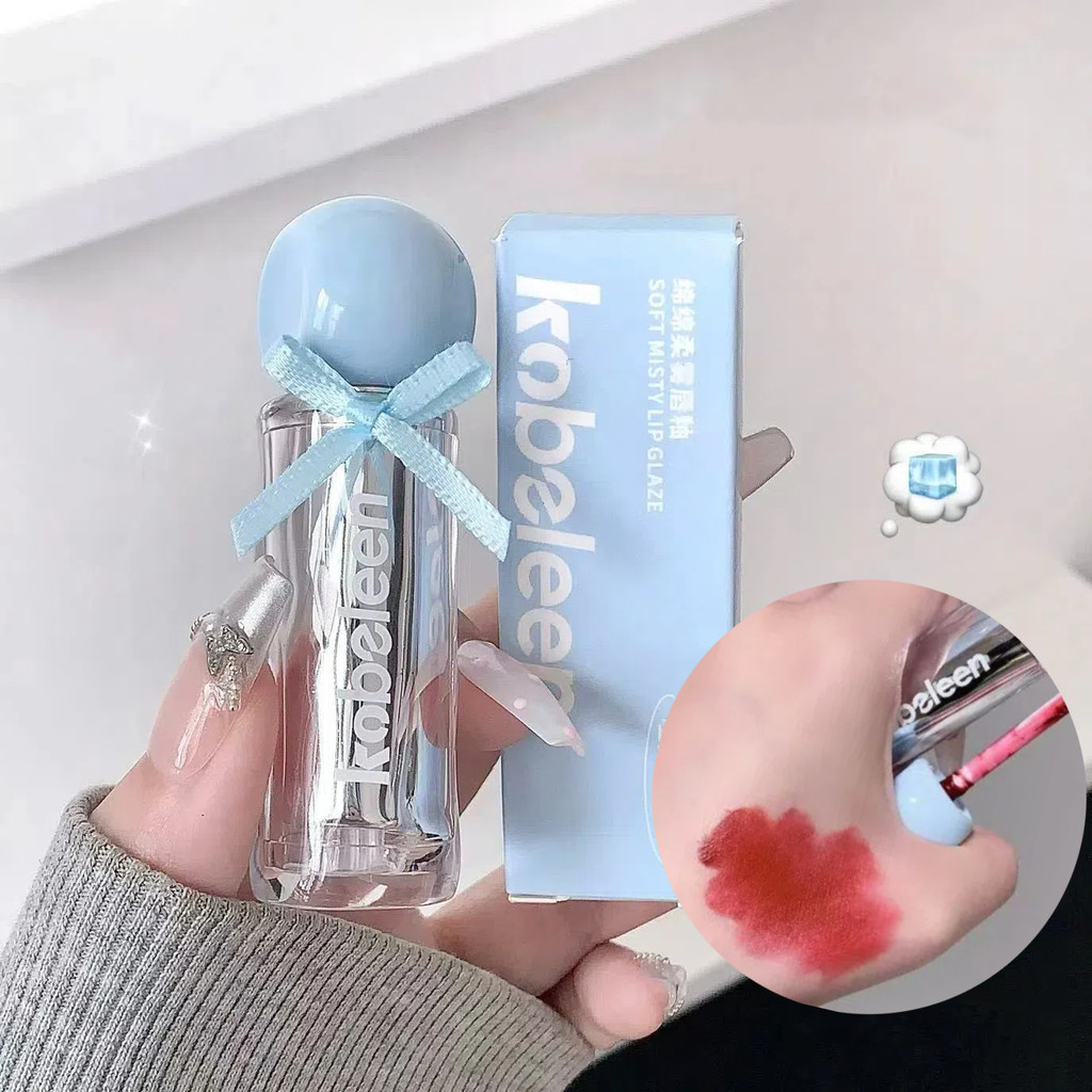 Kobeleen Blue Matte Velvet Lip Gloss Lip Mud Long-lasting Lipstick ...