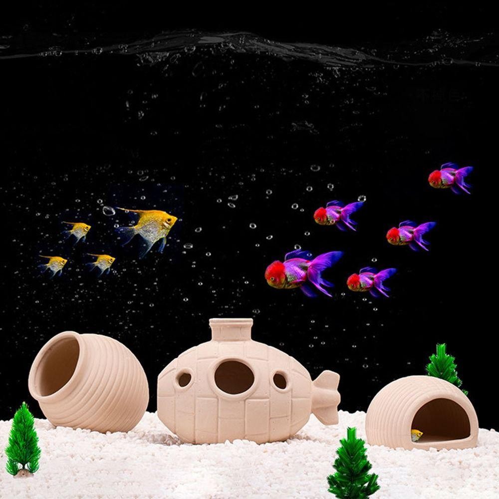CRESS Aquarium Shrimp Hideaway, Decorative Multifunctional Fish Hiding ...