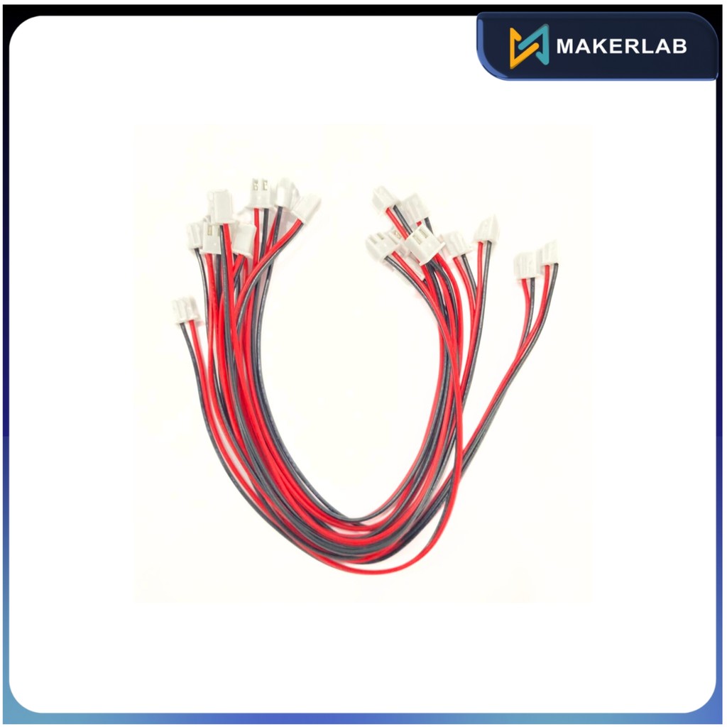 10 pcs JST XH Female Connector Double Ended Cable | Shopee Philippines