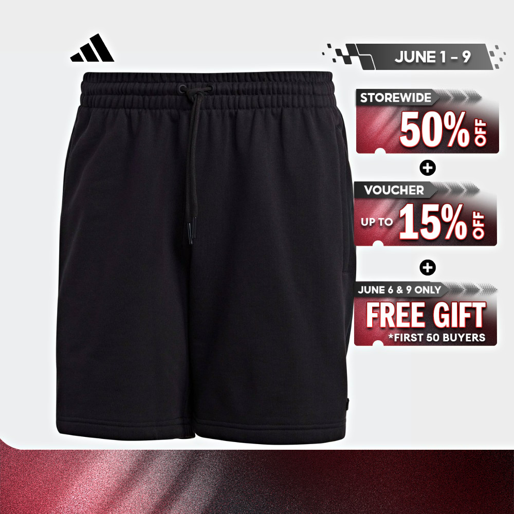 adidas Lifestyle Premium Essentials Shorts Men Black IB2014 | Shopee ...