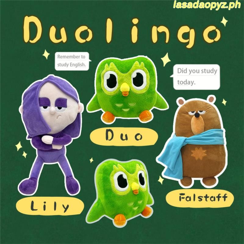 [GOOD] Green Duolingo Owl Plush Toy Duo Plushie Of Duo The Owl Cartoon ...