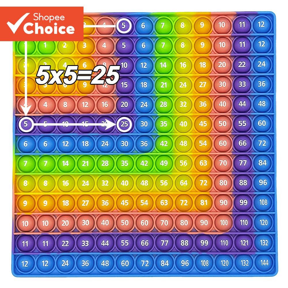Math Learning 12x12 Multiplication Chart Board Games, Math ...