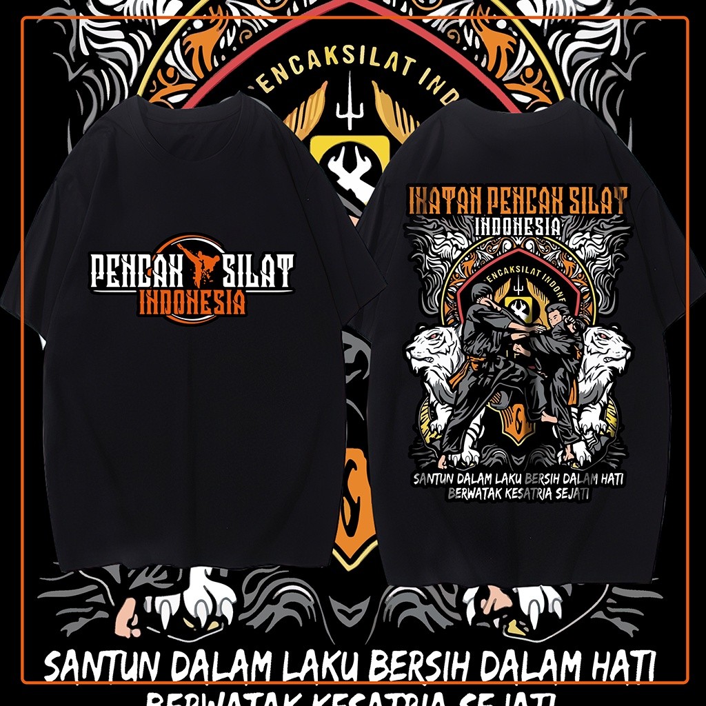 Pencak Silat IPSI Distro Fighter 24s Cotton Combed Tshirt Limited ...