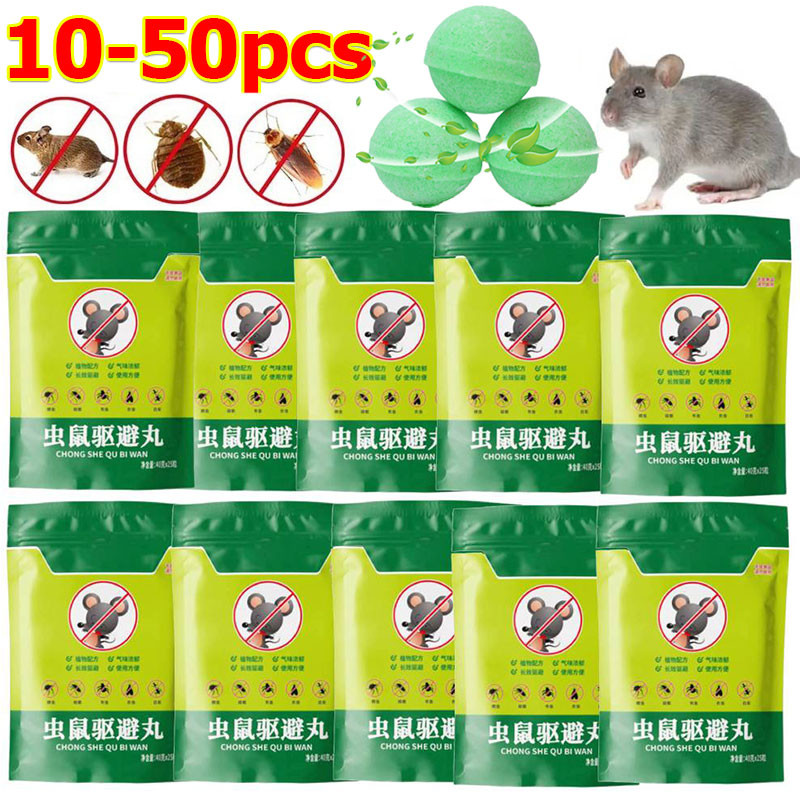 10-50Pcs Mouse Repellent Ball / Powerful Insect Rodent Repeller Killer ...
