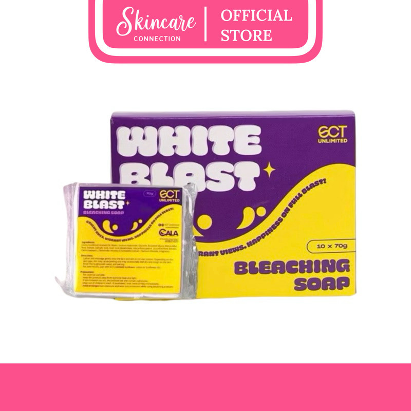 SCT Unlimited White Blast Bleaching Soap 10Bars (1box) All Skin Types ...