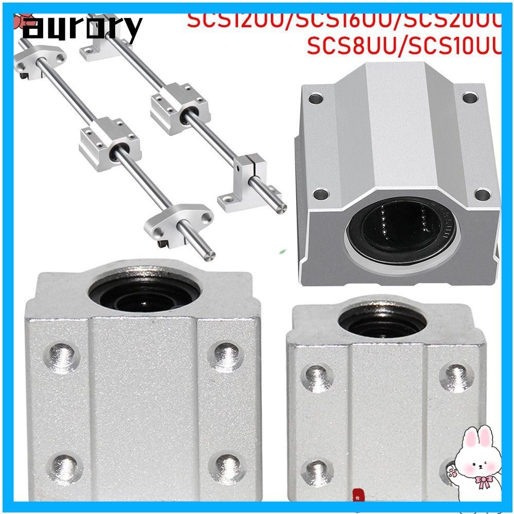 AURORY Slide Bushing Block, SCS8UU SCS10UU SCS12UU Aluminium Linear ...
