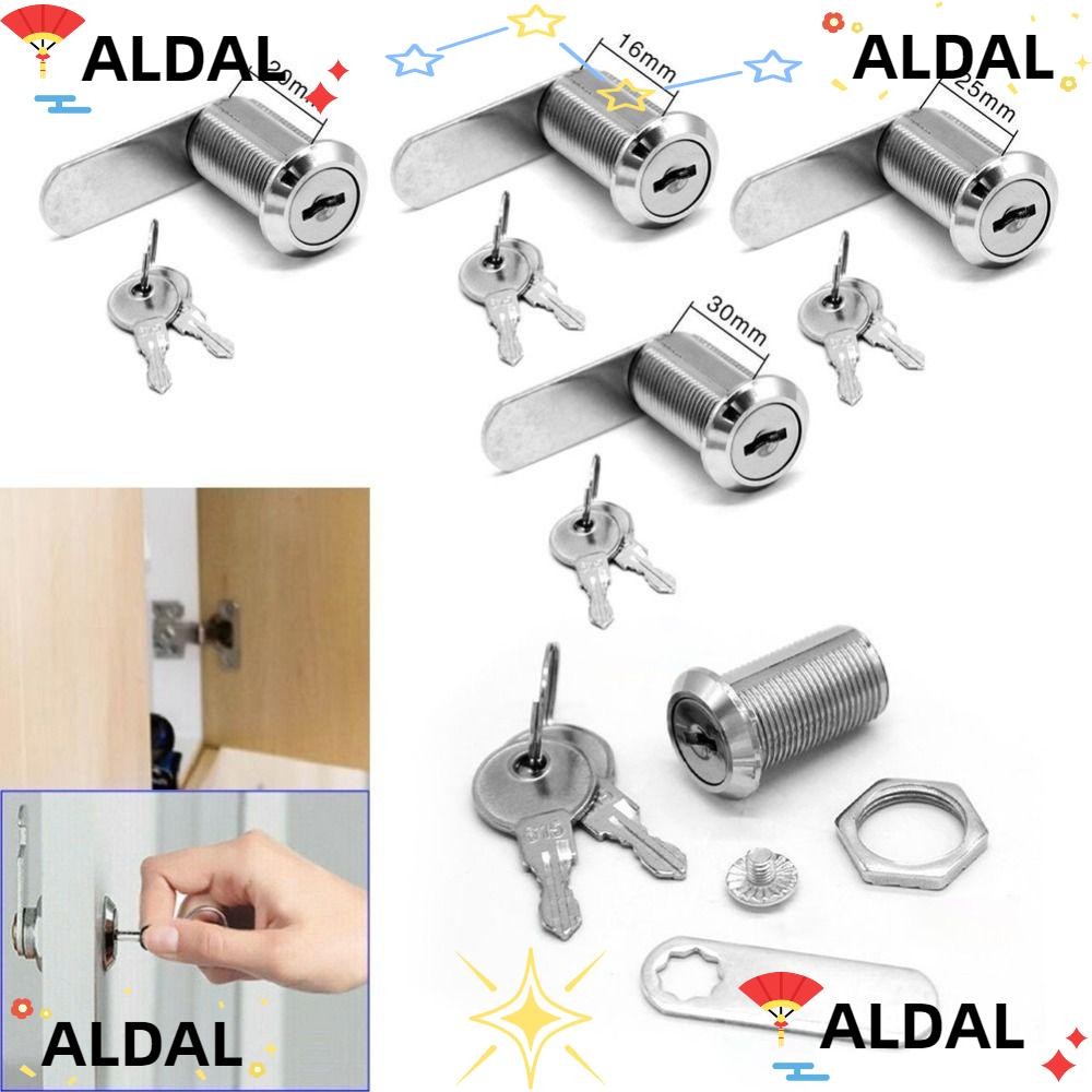 ALDAL 16/20/25/30mm Door Locker, with 2 Key Zinc Alloy Security Lock ...