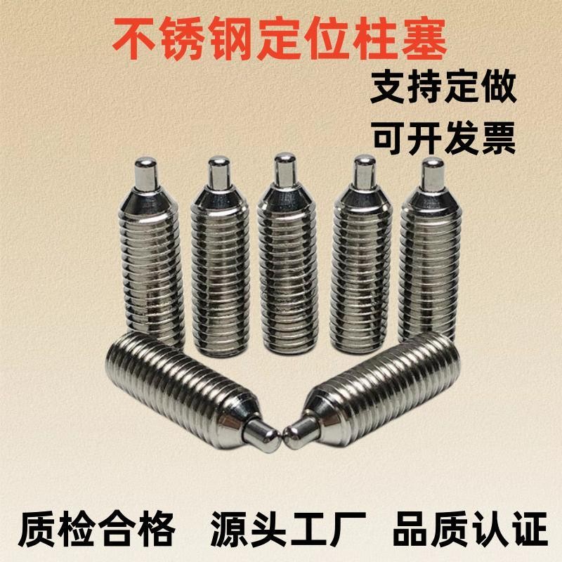 Stainless Steel Positioning Plunger Screw Ball Screw Positioning Screw ...