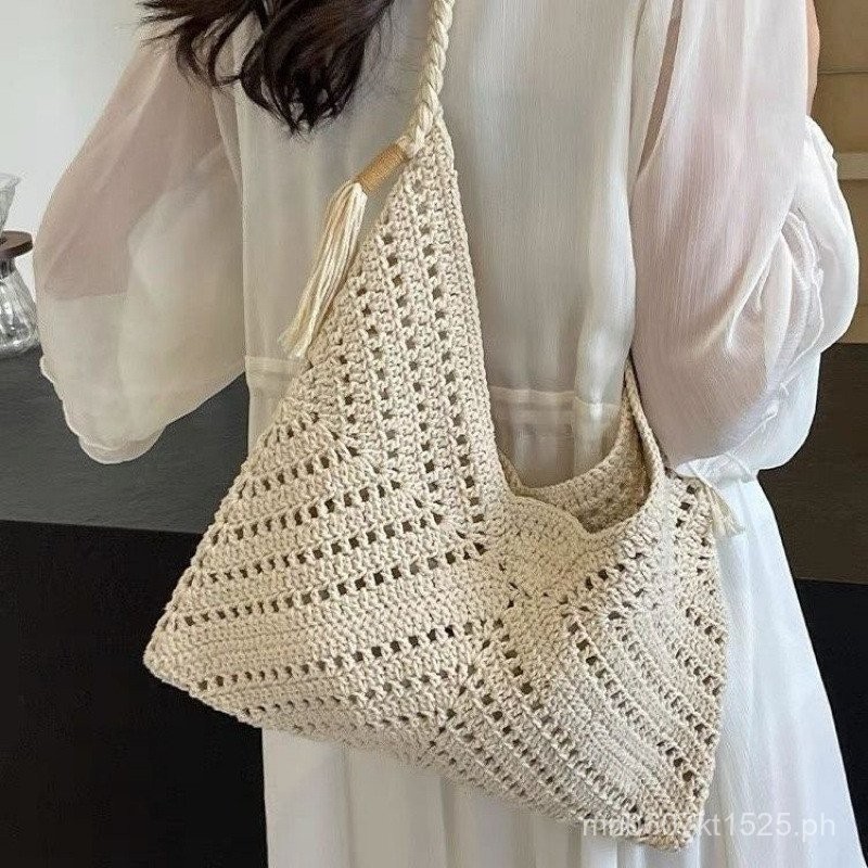 Unique Handwoven Hollow Triangle Bag Shoulder Bag Commuter Store ...
