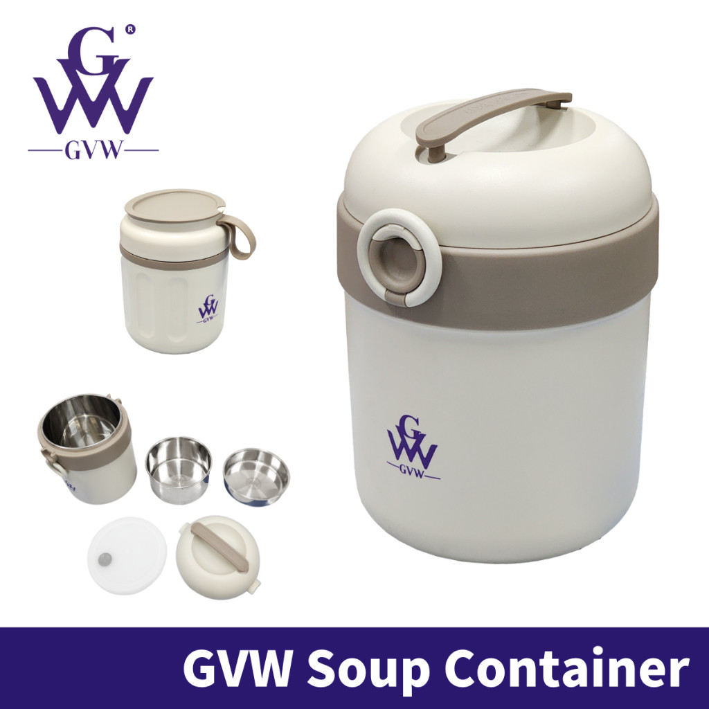 GVW Food Container Stainless Steel Container Tupperware Container Soup ...