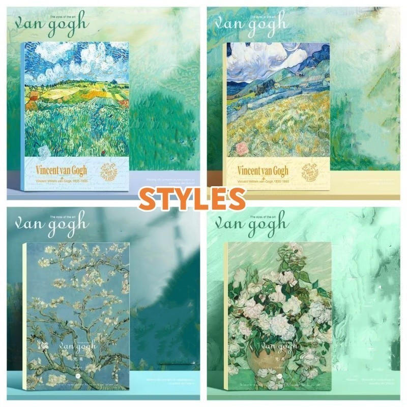A4 Van Gogh Thickened Sketchbook Oil Painting Style Students Special ...