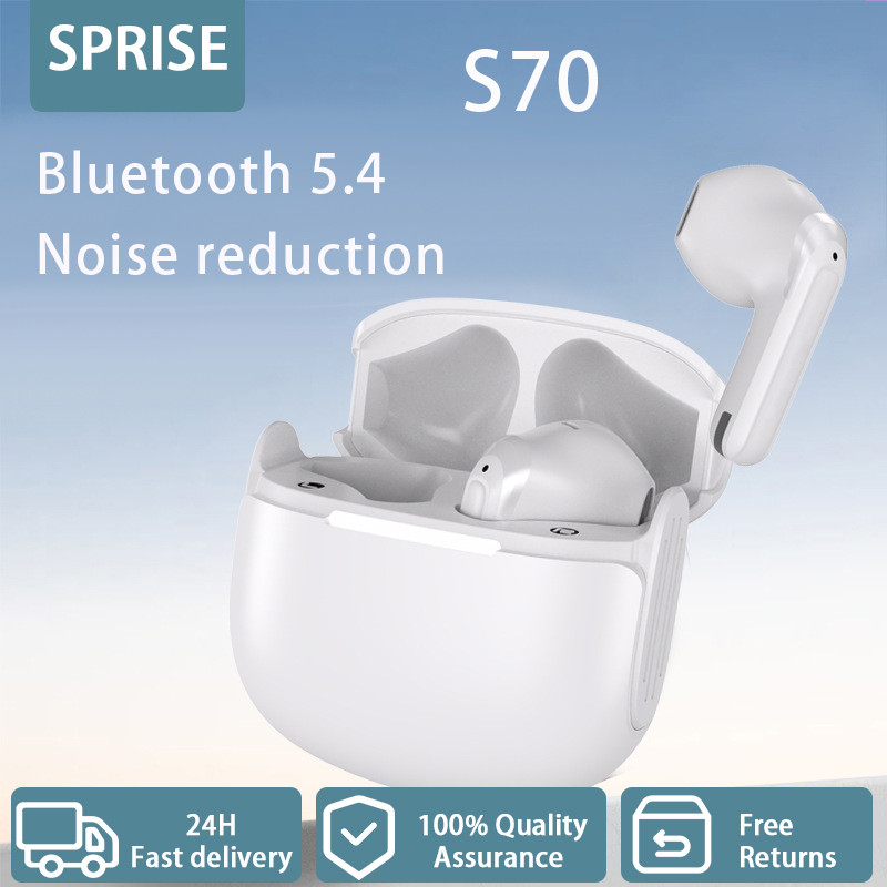 SPRISE S70 Premium Bluetooth Earphone Wireless Semi-in-eari Noise ...